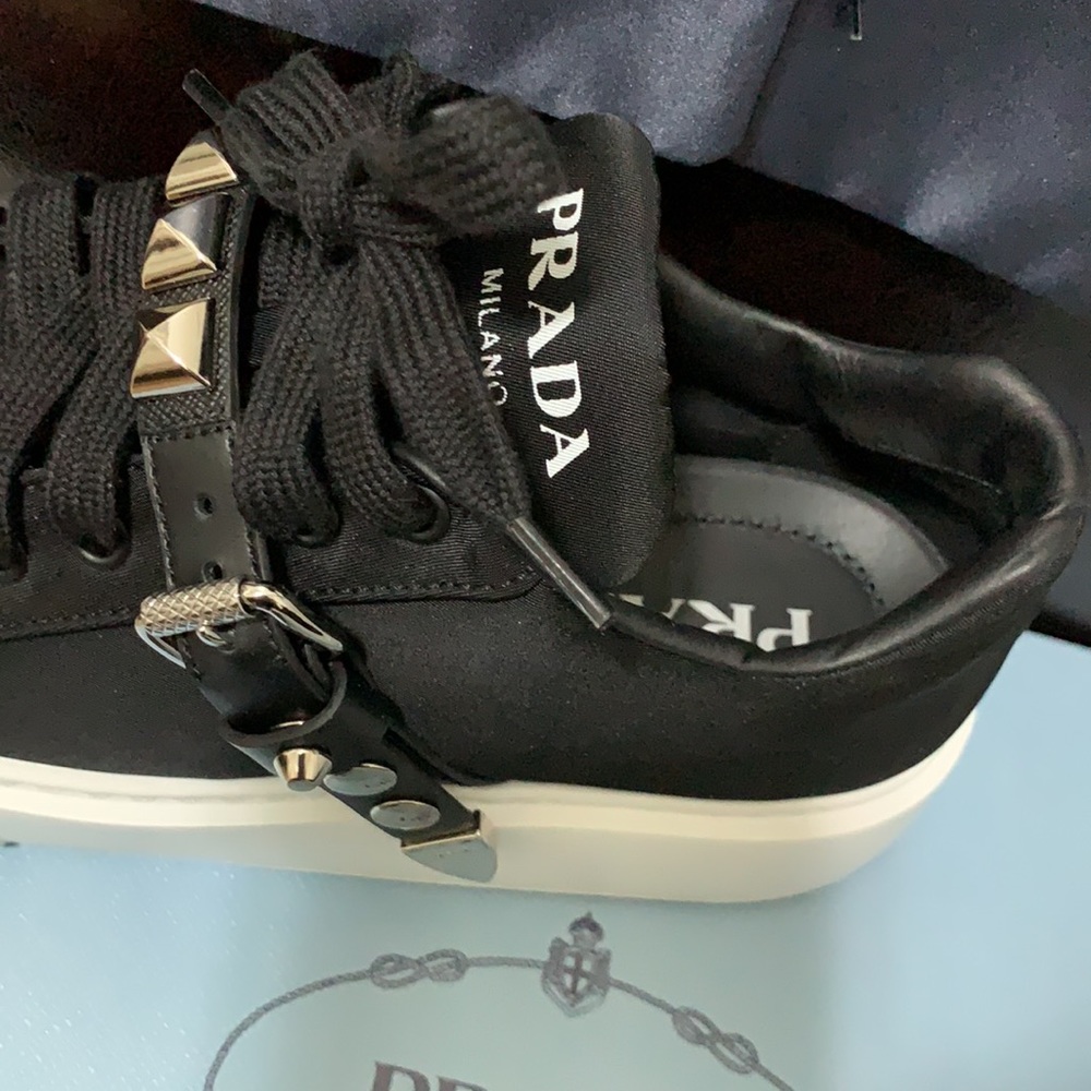 Authentic Black Prada Nylon Sneakers - Gem